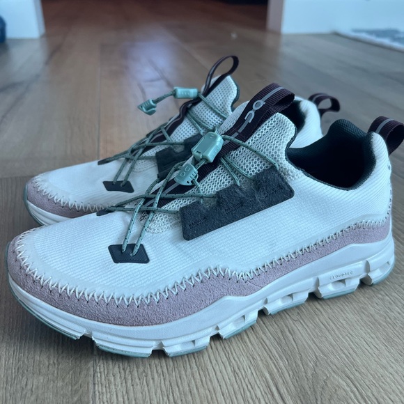 On Running | Shoes | On Running Cream And Pink Sneakers | Poshmark